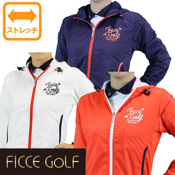 フィッチェゴルフ フィッチェ ゴルフウエア レディース アウター 長袖 ジャンパー ブルゾン FICCE GOLF アウトレット[機能]●ストレッチ[素材]表：ウレタン 95％、ポリウレタン 5％裏：ポリエステル 10％【メーカー公表サイズ...