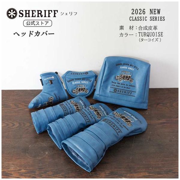 【発売日：2026年04月10日】品　番：SFC-019カラー：TURQUOISE素　材：合成皮革備　考：ドライバー(460cc対応)　　 　  フェアウェイ(番手タグ付き)　　 　  ユーティリティ(番手タグ付き)　　　   アイアンカバ...