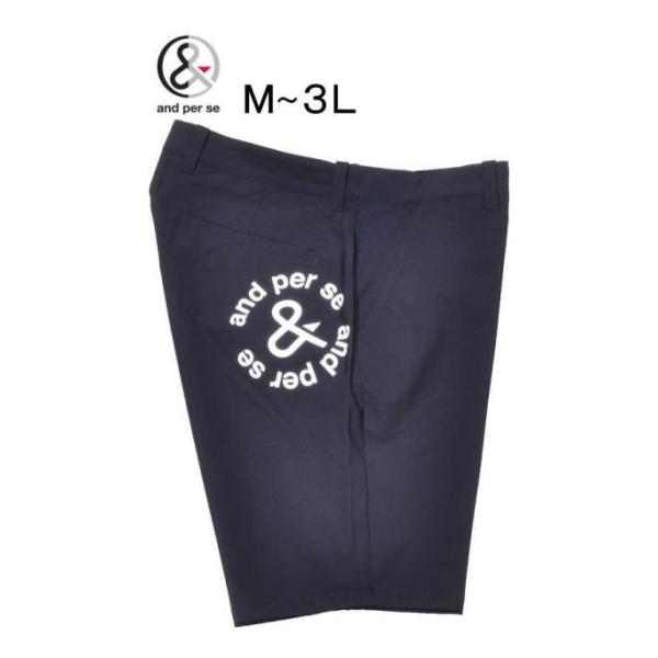 アンパシー　紳士パンツ【AMS5515E4】　全2色　サイズ　M/L/LL/3L【春夏商品】アンパシー andperse メンズ ゴルフウェア ショートパンツ ハーフパンツ 短パン AMS5515E4 (M/L/LL/3L)アンパスィのスイ...