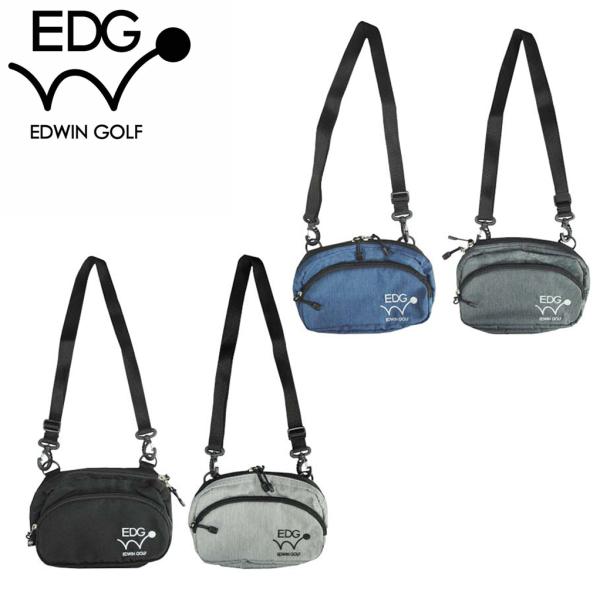 EDWIN GOLF ポーチが登場。ブランドイメージに沿った生地を採用したモデル。小さいながらもポケットが２つあり整理も簡単です。ショルダーベルト付。 商品情報品　名 EDWIN GOLF ポーチ品　番 EDSC-3491素　材 合成繊維(...