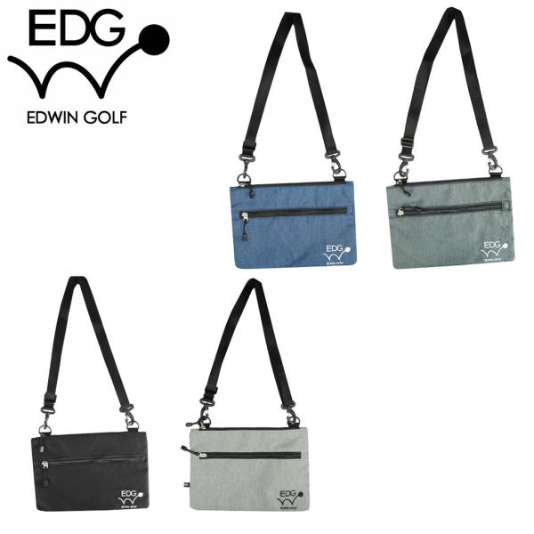 EDWIN GOLF サコッシュが登場。ブランドイメージに沿った生地を採用したモデル。小さいサイズながらもポケットが２つ、メインポケットは仕切り付で整理が簡単です。ショルダーベルト付。商品情報品　名 EDWIN GOLF サコッシュ品　番 ...