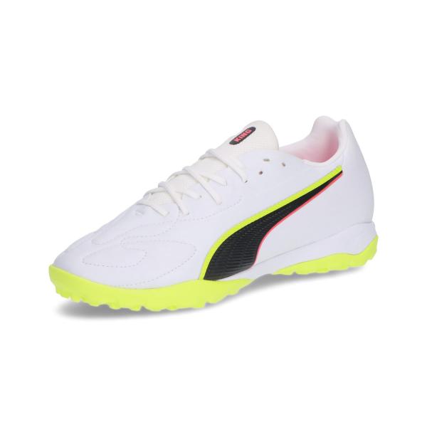 プーマ キング 20 マッチ TT+Mid Jr PMJ-108490-01 (01)PUMA White-Glowing Red-Yellow Alert 【特徴】 【素材】 【サイズ】20.0〜24.5
