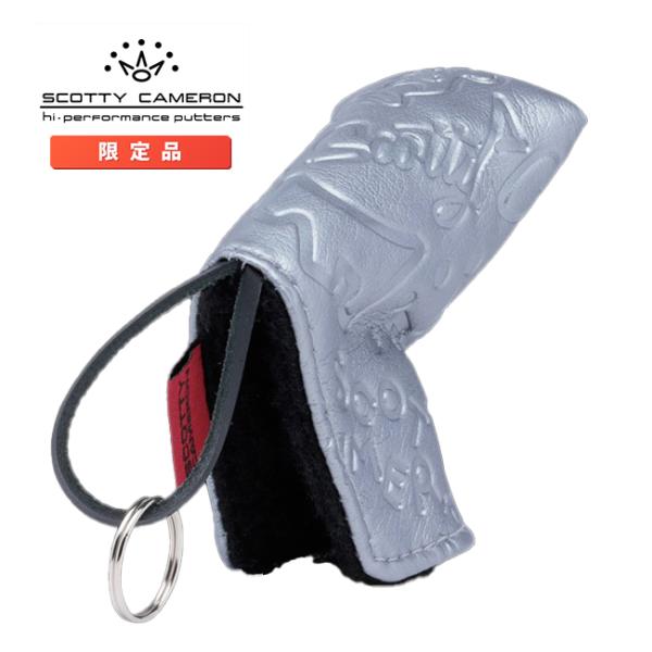 SCOTTY CAMERON Mini Headcover Ornament Sterling 105126限定のミニサイズのパターカバー型オーナメント。■スターリングカラーの生地にキャメロンのピンフラッグロゴやダンシングキャメロンロゴ・ス...