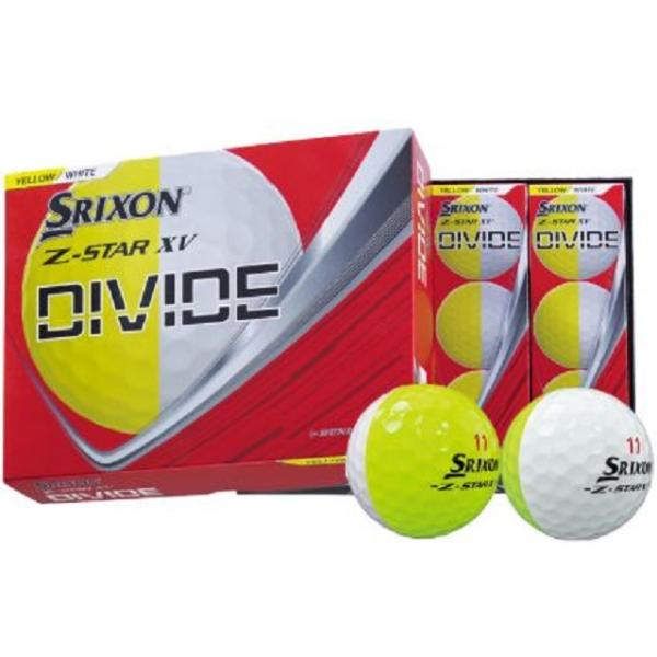 ダンロップ ボール スリクソン Z-STAR XV  DIVIDE YE/WH 1ダース 2025モデル(新品、未使用)(即納)/      ■商品情報            商品名スリクソン Z-STAR XV  DIVIDE YE/WH...