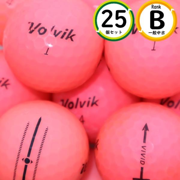 ボルビック マットカラー レッドです。送料無料当店基準Bランクのお買得25個セットです。つや消しコーティングで色がはっきり見えます。■ 視認性の高い目立つボールを使いたいゴルファーにおすすめVOLVIK 混合 の25球セットです。安定した使...