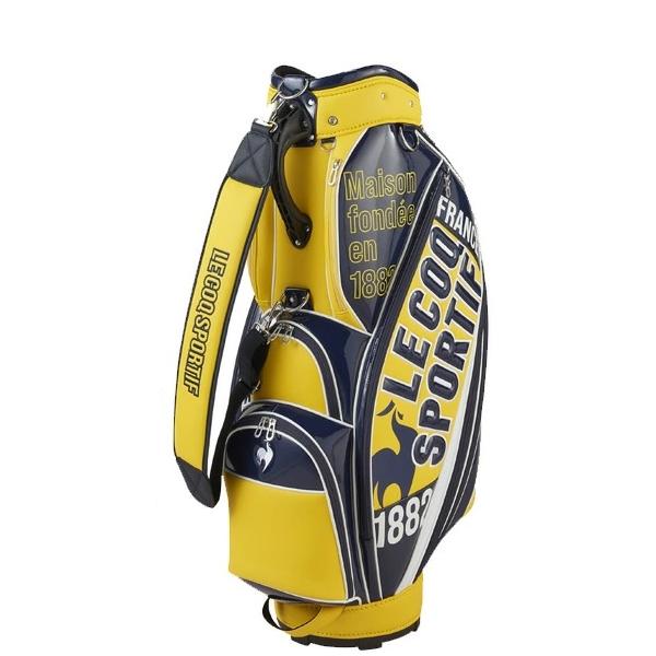 ■材質 　合成皮革（ＰＵ加工/ＰＶＣ加工）■カラー 　イエロー■サイズ 　9.5型（47inch対応）■重量 　3.6kg■付属品 　キャディバッグフード（背袋に収納されてるため、多少の皺が生じます）■備考 　口枠は6分割タイプ※ネームプレ...