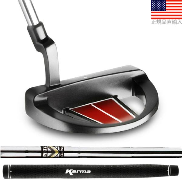 全米工房で売れに売れた大ヒットヘッドが日本初上陸！！ハイクオリティーヘッドをこの価格でご提供します！！重心深度が深い為、安定性が高いです。【ヘッド】バイオニック/Bionik 503 マレット パターヘッド（右打用）【シャフト】・アポロ ス...