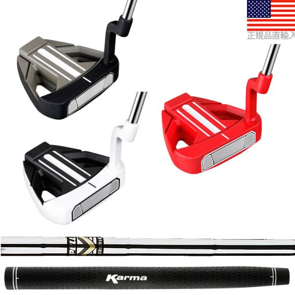 Bionik 901パターはフルマレットデザインです。ヘッドの重心深度が深く、方向性に優れミスパットが軽減できます。アドレス時に見える本体は、ターゲットに向かって照準線を描く効果的なオリエンテーションガイドとして機能します。【ヘッドスペック...