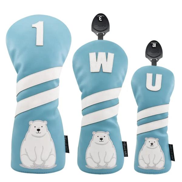 かわいいシロクマのデザインが登場！高級感のある防水PUレザーも特徴です。素材：PUレザー裏材：起毛材ダイヤル式番手タグ(W)：3/4/5/7/Xダイヤル式番手タグ(U)：U2/U3/U4/U5/U6/UXサイズ（約）DR：約350×150m...