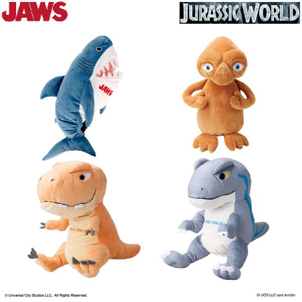 ・人気のユニバーサルスタジオのキャラクター　ドライバー用ヘッドカバー・ジョーズ（JAWS）サイズ：約H35cm×W15.5cm（ヒレ部分含めず）・E.T.（イーティー）サイズ 約H32×W16cm（手・足部分含めず）・T-レックス（ティラノ...