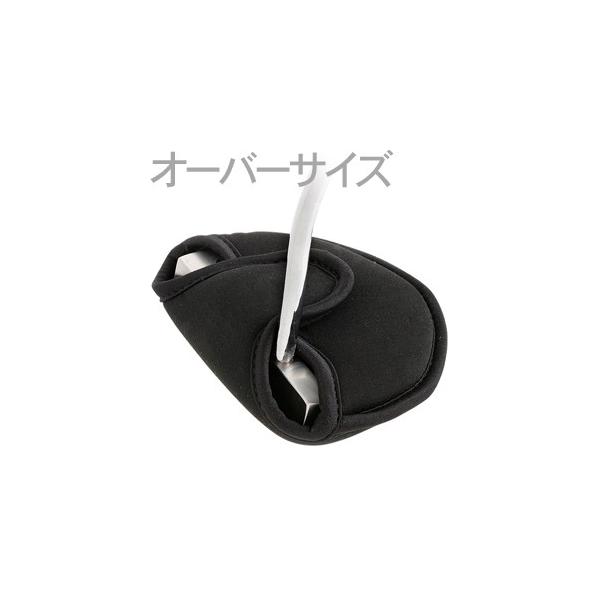 メール便（税込3,980円以上のお買い上げで送料無料）の場合、1封筒に2個まで入れることができます。またその他ご注意事項について「配送方法」の「メール便」を必ずご一読ください。ブラック マレットパターヘッドカバー（オーバーサイズ）マジックテ...