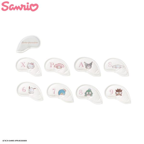 人気のサンリオキャラクターアイアンカバー水に強い合成皮革、裏地はクッション性のある生地で傷から守ります。番手：6,7,8,9,P,A,S,X素材：PUソフトレザー（合成皮革）番手印字：片面サイズ：約165×120mm※手作業による計測のため...