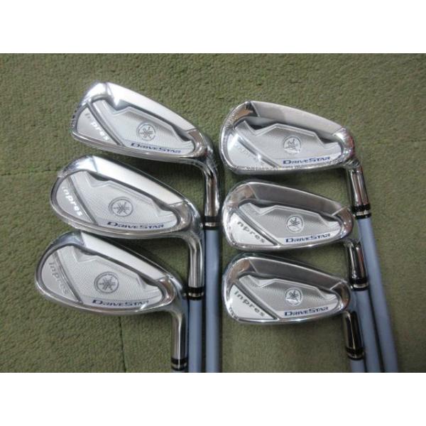 ■種別：レディースアイアンセット　■メーカー：ヤマハ■モデル：インプレスDRIVESTAR　■シャフト：VANQUISH for inpres LM423i 6本セット■フレックス：L　■ロフト：29■本数：6　■番手：7-9 P・A・S■...