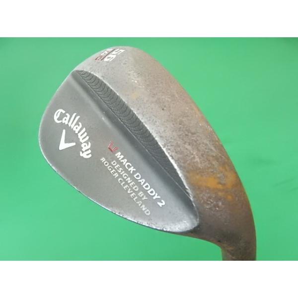 ■種別：ウェッジ　■メーカー：キャロウェイ■モデル：MACK DADDY2 ビンテージ 56C-14　■シャフト：DG(JP)■フレックス：S200　■ロフト：56■本数：1　■番手：56C■長さ：35.25　■クラブ重量：470■ライ角：...