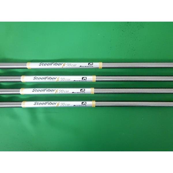 ■商品詳細種別：シャフトメーカー：トゥルーテンパーモデル：AEROTECH SteelFiber fc90CW（F4）　4本セット定価：0状態：中古【その他コメント】フレックス：F4■キックポイント：-■グリップ：中古  B硬さはF4でござ...