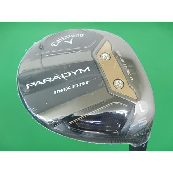 ■種別：レディースフェアウェイウッド　■メーカー：キャロウェイ■モデル：PARADYM MAX FAST　■シャフト：ELDIO40 for Callaway(JP)■フレックス：L　■ロフト：19■本数：1　■番手：5W■長さ：41　■ク...