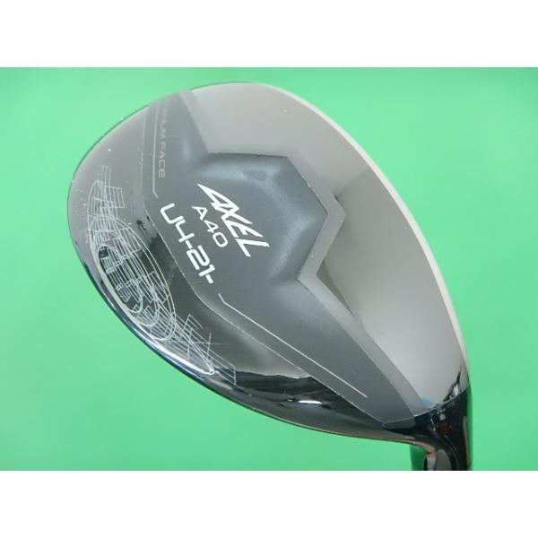 ■種別：ユーティリティ(ロングアイアンを含む)　■メーカー：ツルヤ■モデル：アクセル A40 UT　■シャフト：AXEL A40■フレックス：S　■ロフト：21■本数：1　■番手：U4■長さ：40　■クラブ重量：326■ライ角：59.5　■...