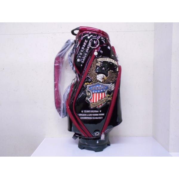 ■商品詳細種別：キャディバッグメーカー：（株）レゴリスモデル：SHERIFE SFE-002CB イーグル　BK/RED定価：0状態：新品【その他コメント】9.5型　3.9ｋｇ