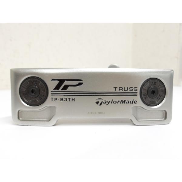 ■種別：パター　■メーカー：テーラーメイド■モデル：TP TRUSS B3TH　■シャフト：オリジナルスチール[34]■フレックス：　■ロフト：3.5■本数：1　■番手：P■長さ：34　■クラブ重量：541■ライ角：70　■バランス：■キッ...