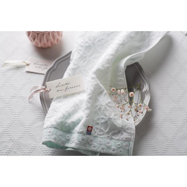 やわらかな糸が奏でるカスミソウと今治タオルのやさしいハーモニ−。白くやさしい花を咲かせるカスミソウモチ−フのふんわりとやさしい今治タオルです。今治タオルブランド認定番号：第2019−1524号●フェイスタオル1枚●綿100％●現品約34×7...