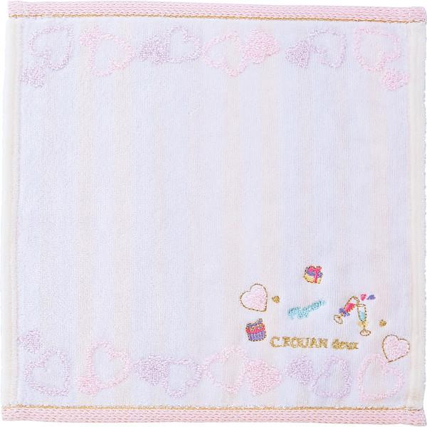 婦人向けタオルハンカチです。ワイングラスなどパーティー雰囲気がかわいらしいデザインです。●婦人タオルハンカチ1枚●綿100％●現品約25×25ｃｍタイプ：パーティーアイボリーＣＲＴ−525 ＩＶ