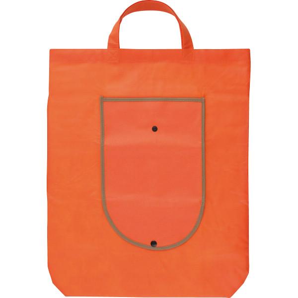 折りたたんでコンパクトに携帯できるカラフルバッグ♪コーポレートカラーとしてもお使いください。●ポリプロピレン不織布●現品約41×50ｃｍ・本体重量=約48ｇタイプ：オレンジ6Ｊ4500−ＯＲ−Ｓ