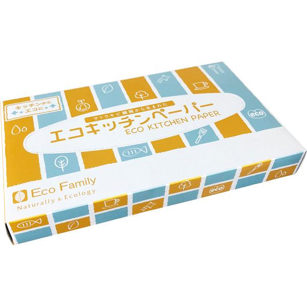 原紙に、さとうきび繊維（バガス）を約40％以上配合した、エコタイプのキッチンペーパー25枚ＢＯＸです。バガスを利用する事で、「森林伐採低減」・「産業廃棄物低減」・「地球温暖化防止」に貢献出来る、環境配慮商品です。原紙にエンボス加工も十分に施...