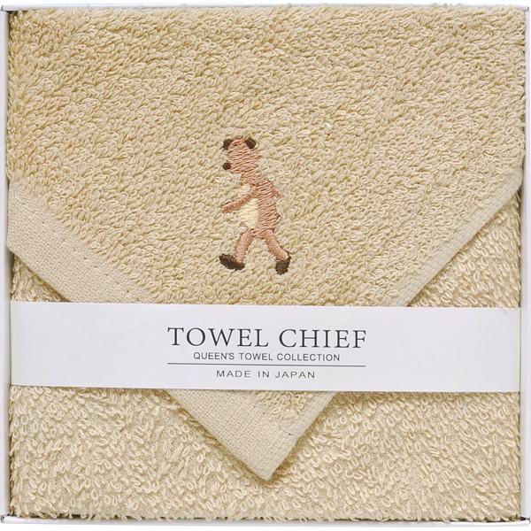 いつでもだれでも便利な、国産大判タオルハンカチのギフト●タオルハンカチ1枚●綿100％●現品約29×29ｃｍタイプ：ベージュＴＱＳ0502401