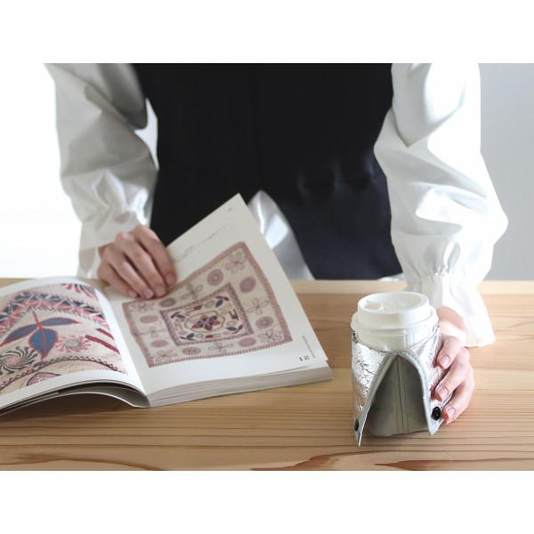 リサイクル素材使用！カップドリンクにも対応可能な保冷温ドリンクケース●リサイクルＰＥＴポリエステル・アルミ蒸着フィルム●現品（使用時）約φ8×18ｃｍ・（折りたたみ時）13×3.5×6ｃｍタイプ：グレー7019ＧＹ