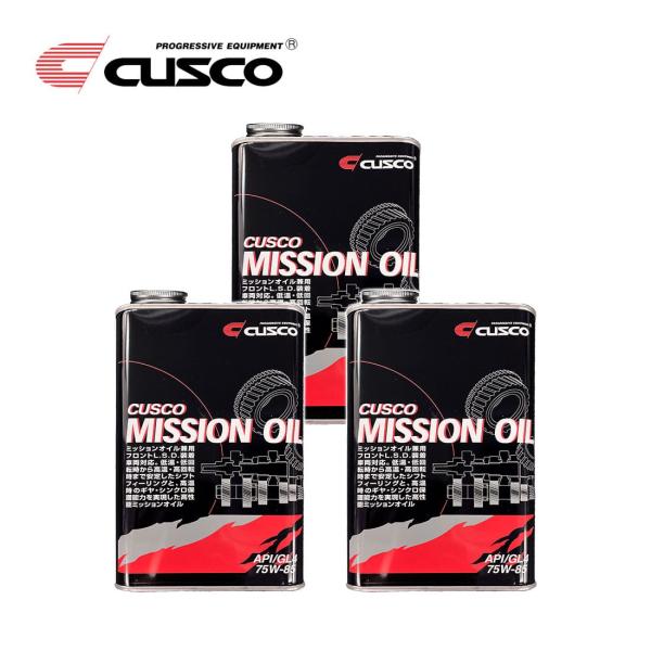 ・分類：ミッションオイル・メーカー：CUSCO・対象デフ：FF、MR、4WDのフロント・SAE粘度：75w-85・容量×本数：1L×3本・品番：010 002 M01優れたシンクロ特性を発揮し過酷な使用条件でも油膜を保持します・優れたシンク...