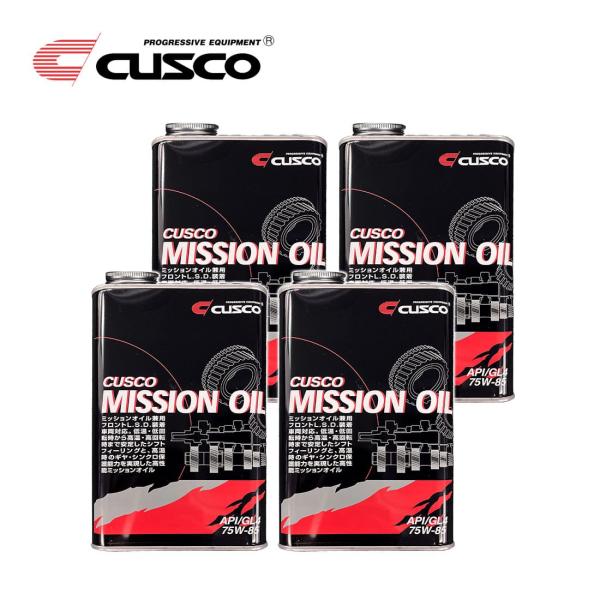・分類：ミッションオイル・メーカー：CUSCO・対象デフ：FF、MR、4WDのフロント・SAE粘度：75w-85・容量×本数：1L×4本・品番：010 002 M01優れたシンクロ特性を発揮し過酷な使用条件でも油膜を保持します・優れたシンク...
