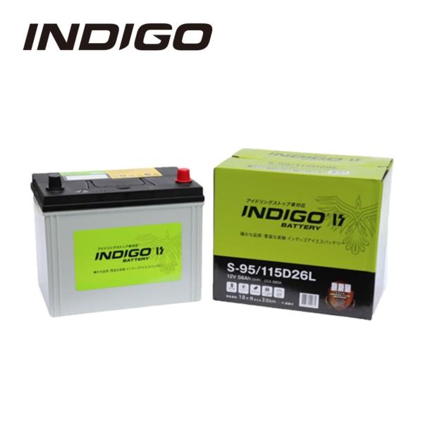 ■商品情報・品名：インディゴIS・メーカー：SANGWOO AUTOMOTIVE社製(旧ヒュンダイエナセル社製)・製造国：韓国・サイズ(品番)：S-95/115D26L・タイプ：密閉型(完全メンテナンスフリー)・寸法(長さ×横幅×高さ)：2...