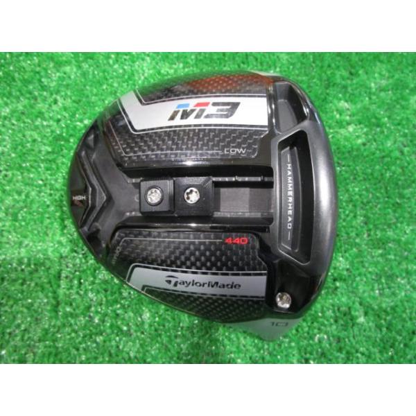 ■種別：ドライバー　■メーカー：テーラーメイド■モデル：M3 440　■シャフト：■フレックス：　■ロフト：10■本数：1　■番手：1W■長さ：0　■クラブ重量：190■ライ角：58　■バランス：■キックポイント：　■ヘッド素材：チタン+グ...
