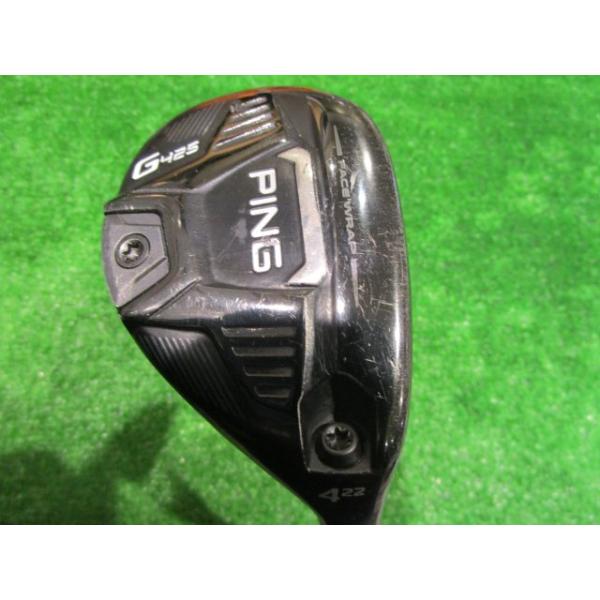 ■種別：ユーティリティ(ロングアイアンを含む)　■メーカー：ピン■モデル：G425 HYBRID　■シャフト：PING TOUR 173-85(JP)■フレックス：X　■ロフト：22■本数：1　■番手：#4■長さ：39.875　■クラブ重量...