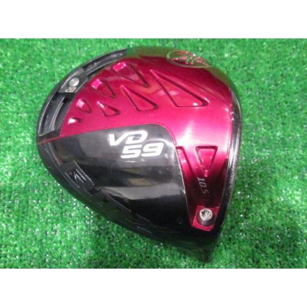 ■種別：ドライバー　■メーカー：ヤマハ■モデル：RMX VD 59　■シャフト：ヘッドのみ■フレックス：　■ロフト：10.5■本数：1　■番手：1W■長さ：0　■クラブ重量：191■ライ角：57　■バランス：■キックポイント：　■ヘッド素材...