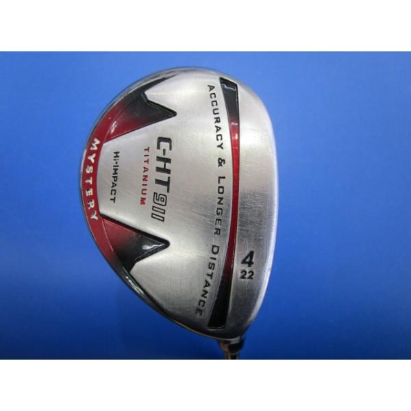 ■種別：ユーティリティ(ロングアイアンを含む)　■メーカー：ミステリー■モデル：C-HT911　■シャフト：オリジナルスチール■フレックス：　■ロフト：22■本数：1　■番手：#4■長さ：39.25　■クラブ重量：381■ライ角：59.5　...