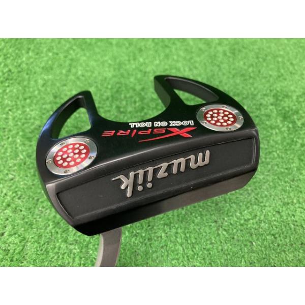 ■種別：パター　■メーカー：ムジーク■モデル：XSPIRE LOCK ON ROLL SlantNeck　■シャフト：オリジナルスチール■フレックス：　■ロフト：0■本数：1　■番手：P■長さ：33　■クラブ重量：503■ライ角：71　■バ...