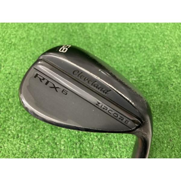 ■種別：ウェッジ　■メーカー：クリーブランド■モデル：RTX-6 ZIPCORE BLACK 58-6　■シャフト：DG(JP)■フレックス：S200　■ロフト：58■本数：1　■番手：58■長さ：34.875　■クラブ重量：474■ライ角...
