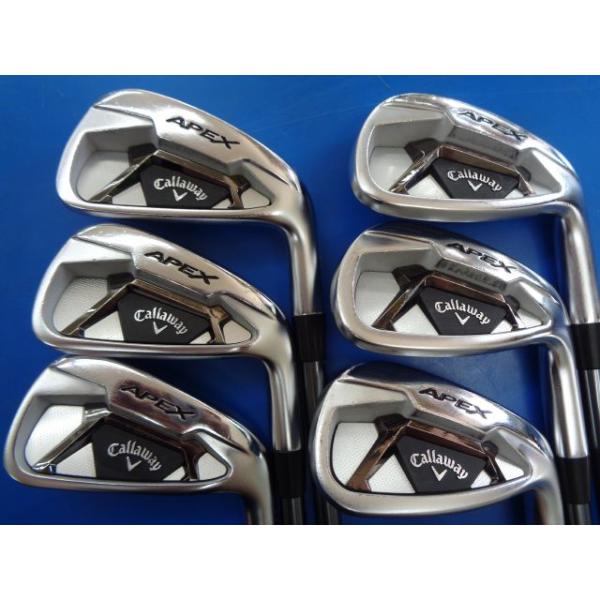■種別：アイアンセット　■メーカー：キャロウェイ■モデル：APEX 2021　■シャフト：MMT 85■フレックス：R　■ロフト：23.5■本数：6　■番手：5-9 P■長さ：38　■クラブ重量：388■ライ角：61　■バランス：D2■キッ...