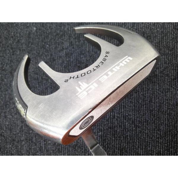 ■種別：パター　■メーカー：オデッセイ■モデル：ホワイトアイスSABERTOOTH2　■シャフト：オリジナルスチール[33]■フレックス：　■ロフト：3■本数：1　■番手：P■長さ：33　■クラブ重量：540■バランス：C6■キックポイント...