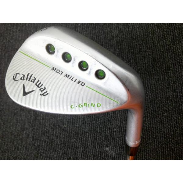 ■種別：ウェッジ　■メーカー：キャロウェイ■モデル：MD3 MILLED クロムメッキ 56-10C　■シャフト：NSPRO950GH(JP)■フレックス：S　■ロフト：56■本数：1　■番手：56■長さ：35.25　■クラブ重量：446■...