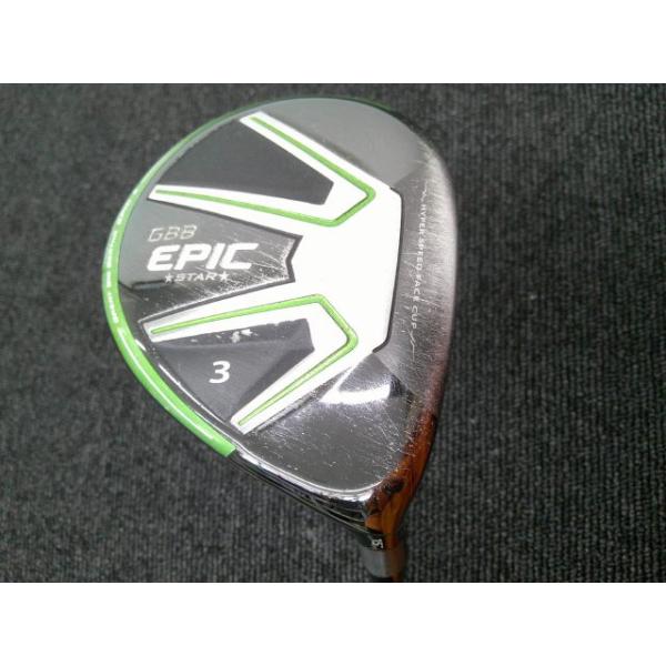 ■種別：フェアウェイウッド　■メーカー：キャロウェイ■モデル：GBB EPIC STAR　■シャフト：SpeederEVOLUTION IV FW60(JP)■フレックス：S　■ロフト：15■本数：1　■番手：3W■長さ：43.25　■クラ...