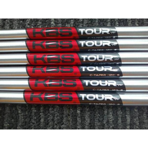 ■商品詳細種別：シャフトメーカー：FSTモデル：KBS TOUR C-Taper 120（S） 6本セット（6-9.P.A）定価：0状態：中古【その他コメント】フレックス：S■スリーブ：なし■キックポイント：元調子■番手：6-9.P.A■グ...