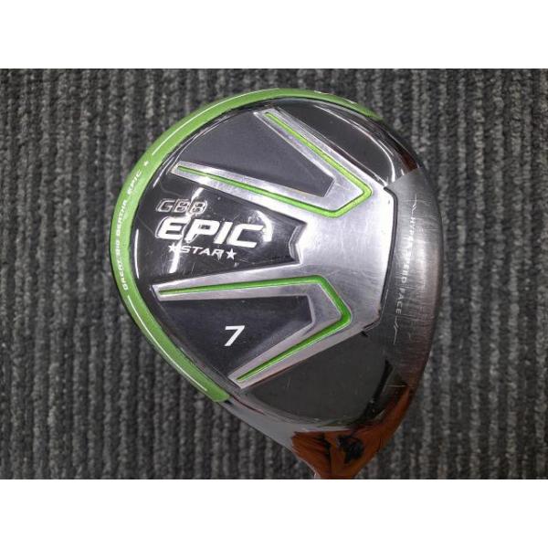 ■種別：フェアウェイウッド　■メーカー：キャロウェイ■モデル：GBB EPIC STAR　■シャフト：SpeederEVOLUTION for GBB(JP)■フレックス：SR　■ロフト：21■本数：1　■番手：7W■長さ：42.25　■ク...
