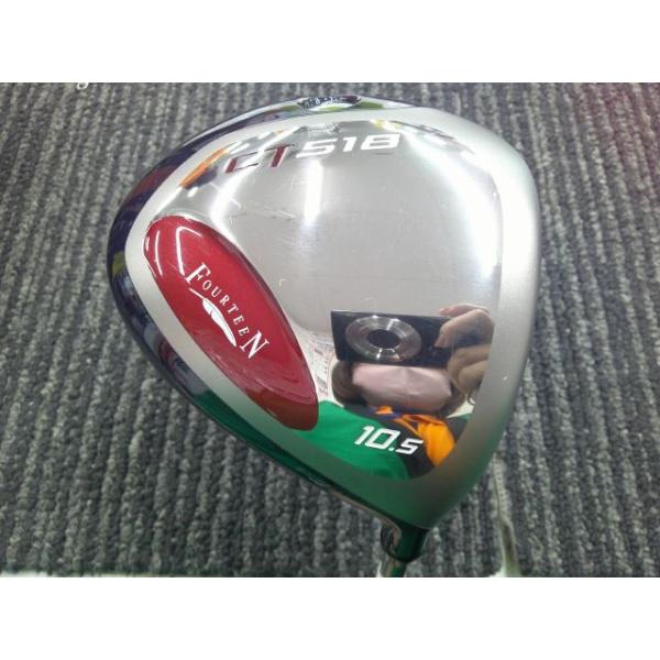 ■種別：ドライバー　■メーカー：フォーティーン■モデル：CT518　■シャフト：FT-15d[46]■フレックス：SR　■ロフト：10.5■本数：1　■番手：1W■長さ：45.75　■クラブ重量：295■バランス：D0■キックポイント：中調...