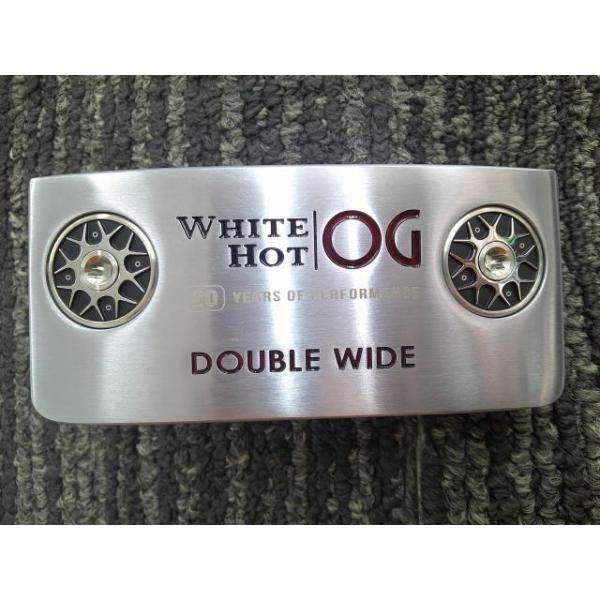 ■種別：パター　■メーカー：オデッセイ■モデル：ホワイトホットOG DOUBLE WIDE　■シャフト：STROKELAB[34]■フレックス：　■ロフト：3■本数：1　■番手：P■長さ：34　■クラブ重量：526■バランス：D8■キックポ...