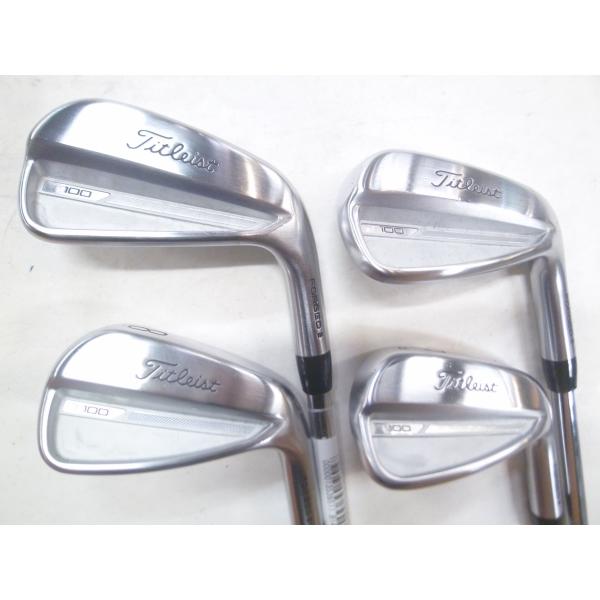珍品 中古Titleist タイトリスト T100(2023)アイアンDynamic Gold EX TOUR ISSUE WEIGHT LOCK【S200】7I〜PW(4本セット)　 *MP@1*N*223