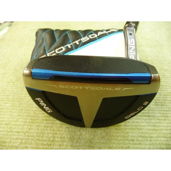 ピン PING SCOTTSDALE OSLO 3 2025年 SEMI ARC オスロ スコッツデール パター 34インチ ヘッドカバー付　　 *MP@1*Q*044