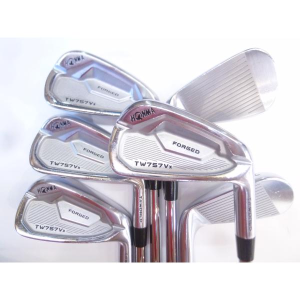 中古 リシャフトHONMAホンマTW-757Vx FORGEDアイアンN.S.PRO MODUS3 SYSTEM3 TOUR125【S】5I〜9I.PW(6本セット)　　 *MP@1*V*223
