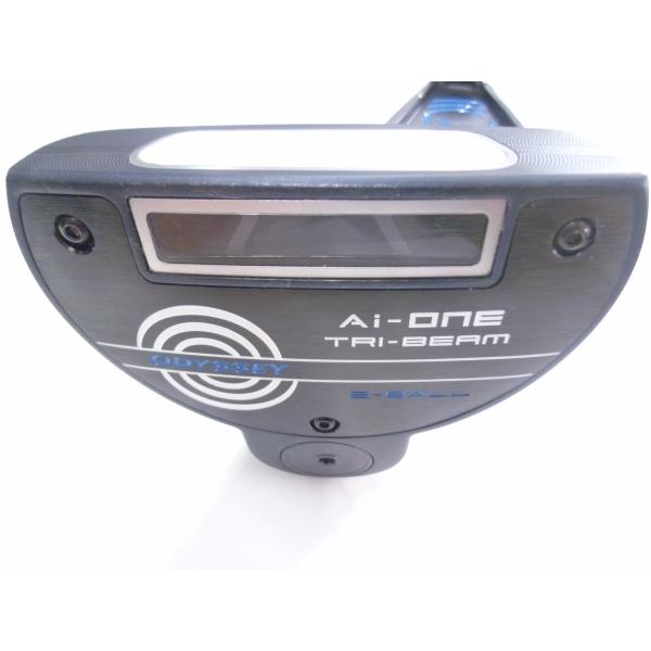 中古良品ODTSSEYオデッセイAi-ONE TRI-BEAMトライビーム2BALLツーボール パター STROKE LAB 90スチール 34インチ　　 *MP@1*V*223